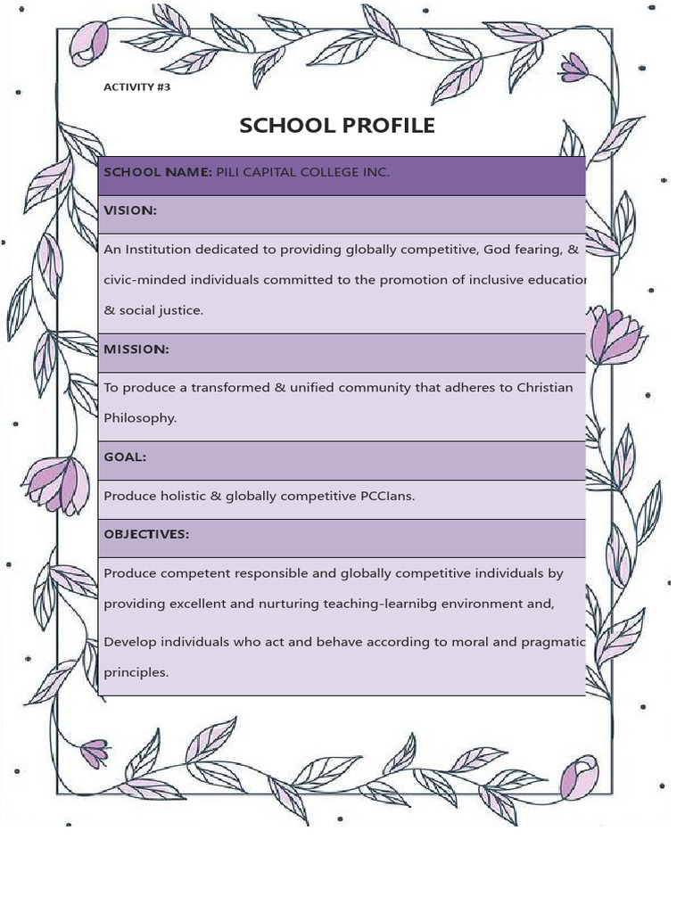 STUDENT FACT SHEET WPS Office | PDF