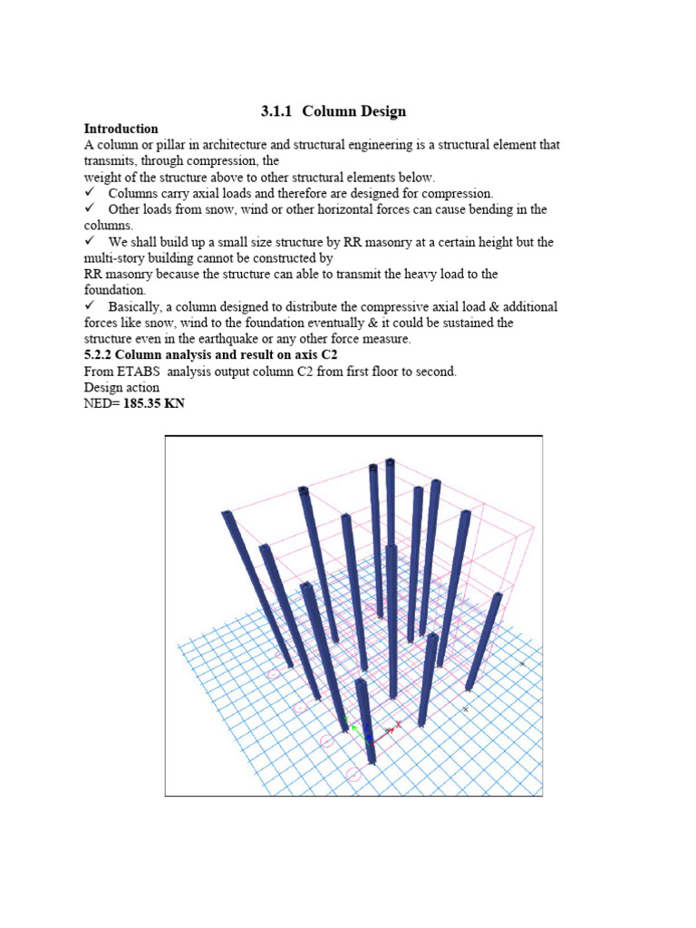 Column Design | PDF | Column | Structural Engineering