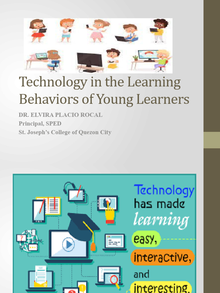 Technology in The Learning Behaviors of Young Learners | PDF | Learning ...