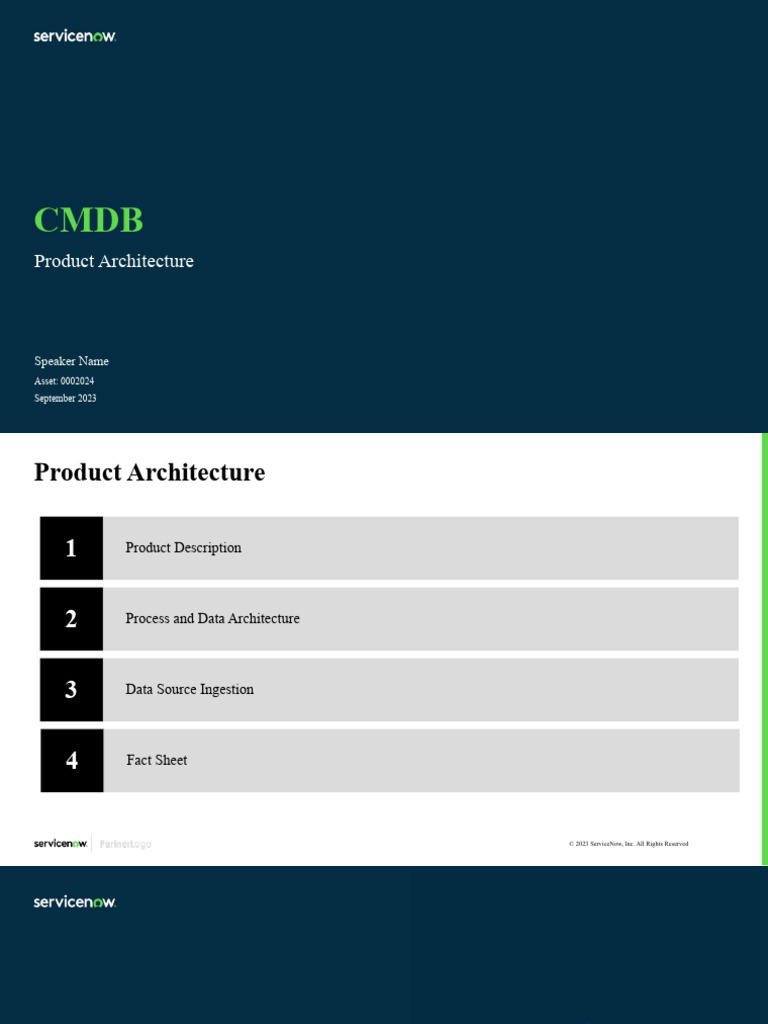 CMDB - Product Architecture | PDF | Databases | Software