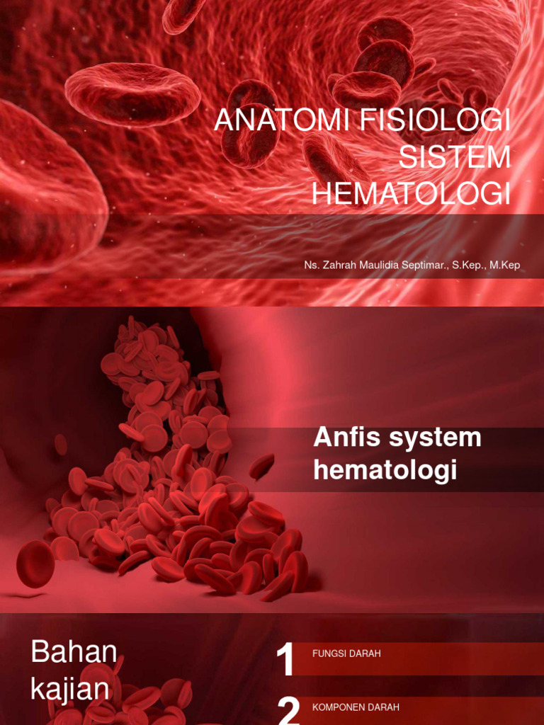Anatomi Fisiologi Sistem Hematologi | PDF
