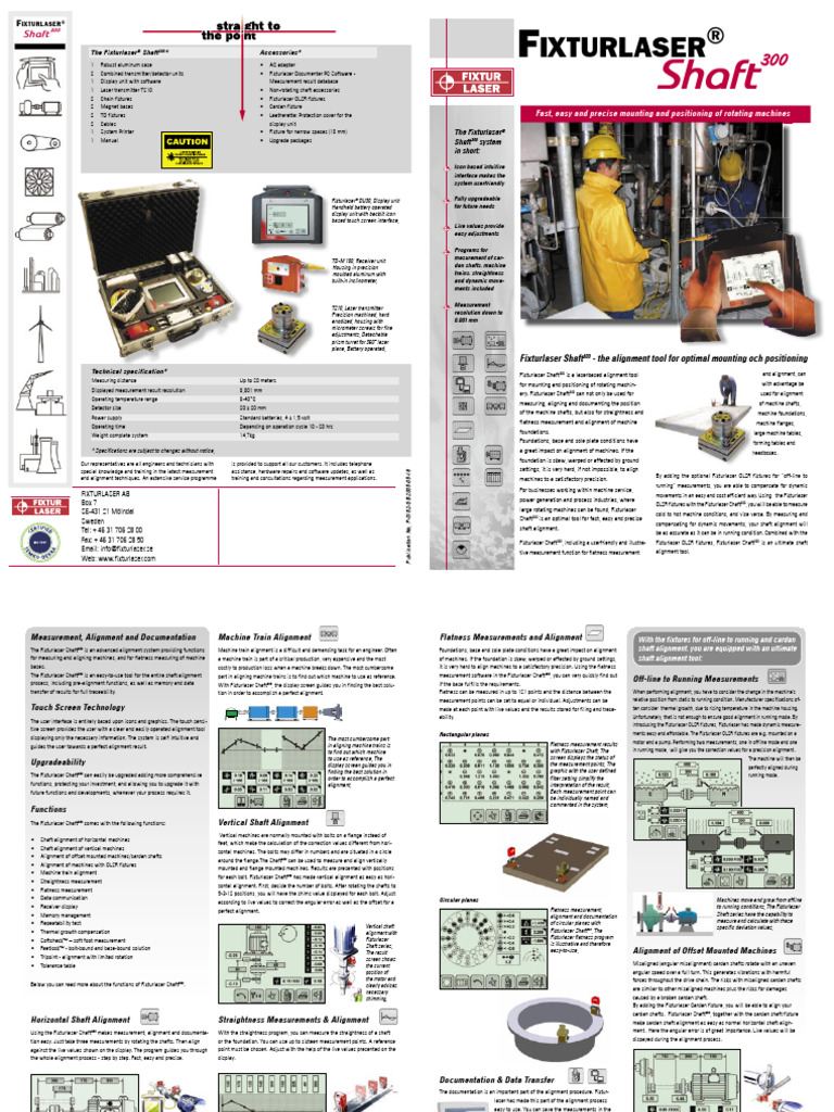 Fixturlaser Shaft300 | PDF