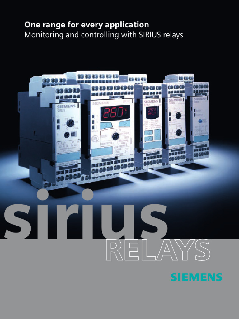 Sirius Relays | PDF | Relay | Alternating Current