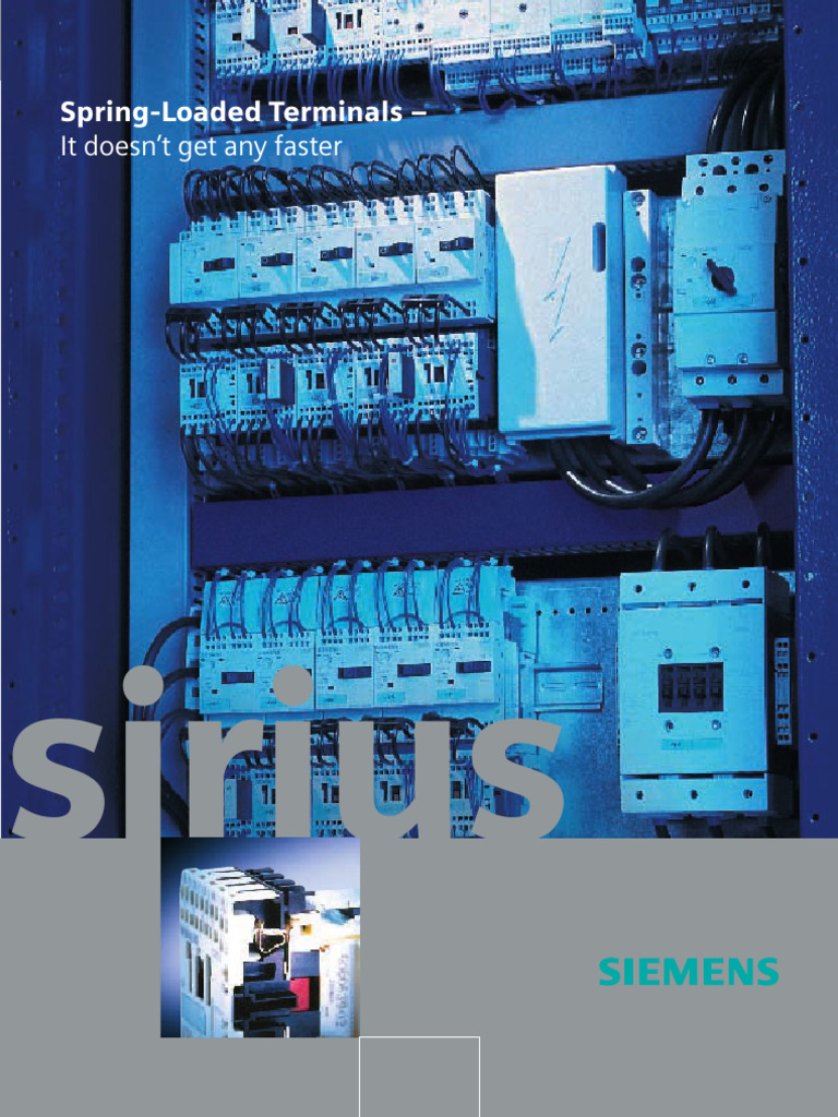 Spring-Loaded Terminals | PDF | Electrical Connector | Relay