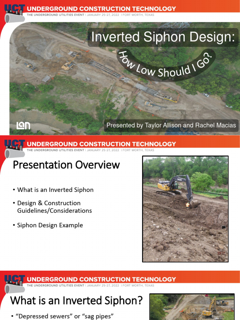 Inverted Siphon Design Guide | PDF | Flow Measurement | Civil Engineering