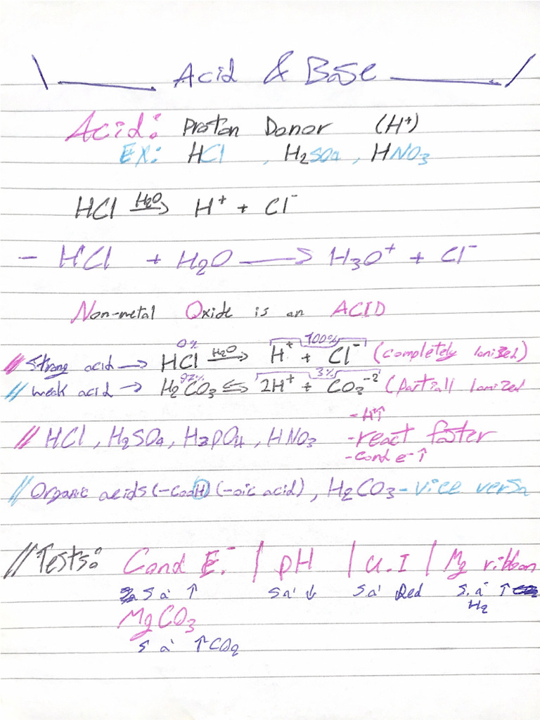 Chem Notes 9 | PDF