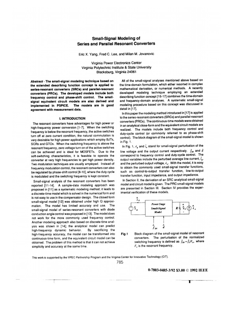 Small Signal Modeling | PDF