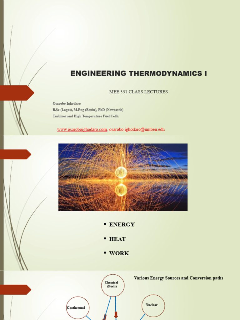 351 Lecture Slides | PDF | Heat | Fluid Dynamics
