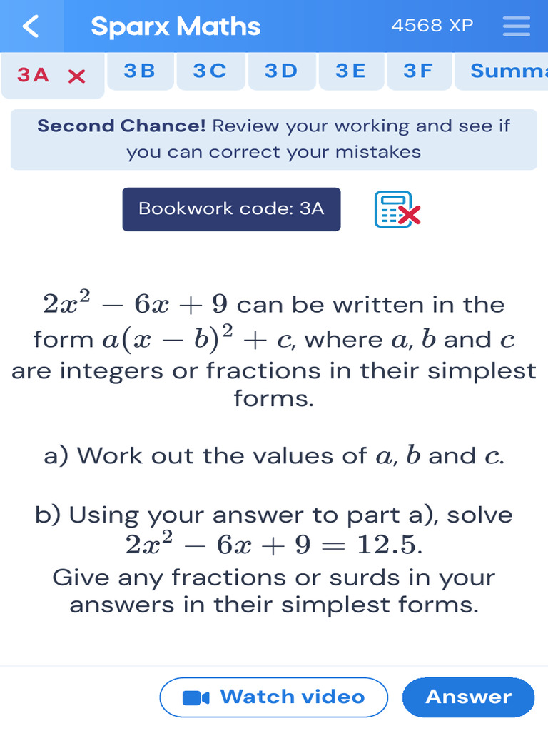 Quadratic Equation Problem Solving | PDF