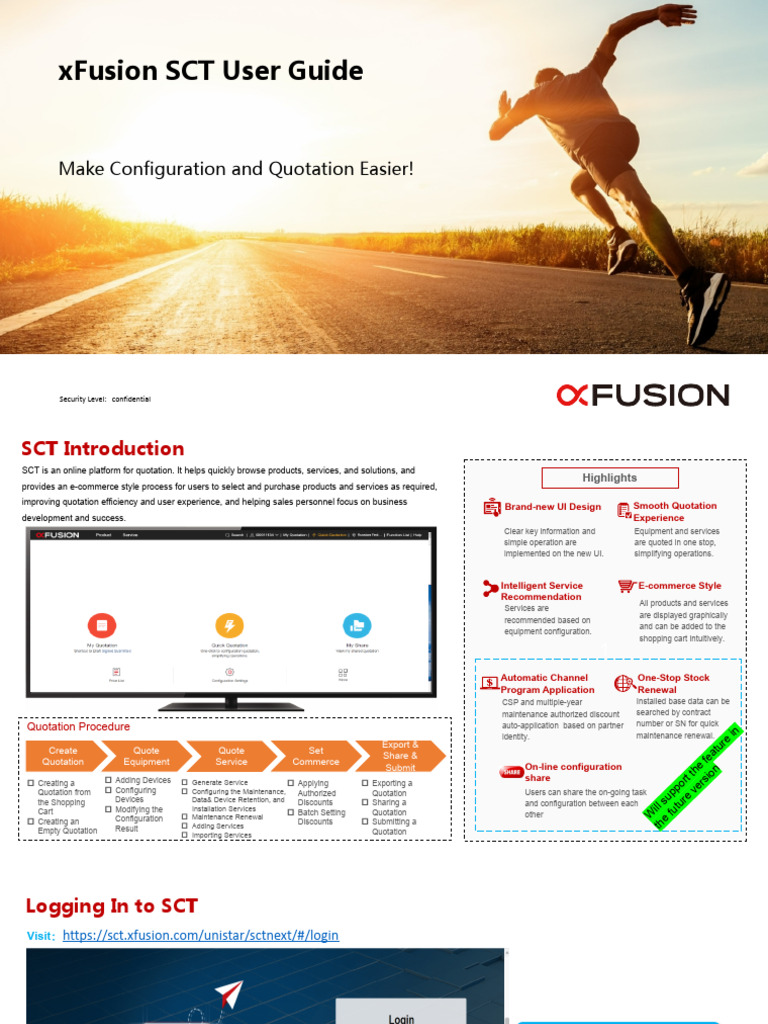 Xfusion SCT User Guide | PDF | Login | Information