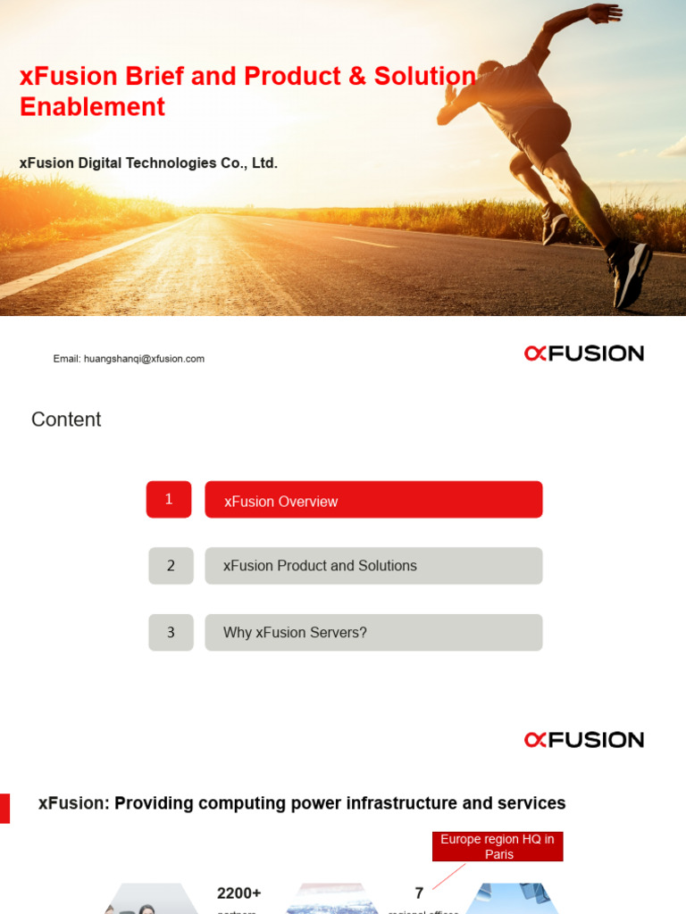 Xfusion Brief and Product & Solution Enablement | PDF | Intel ...