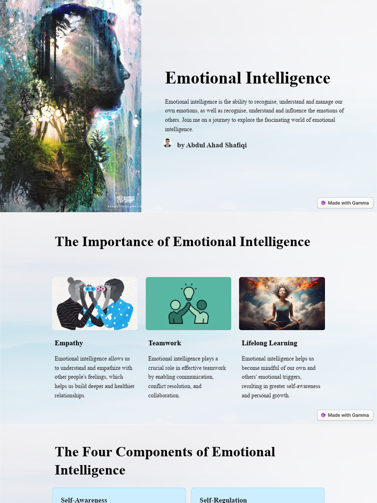 Emotional Intelligence | PDF | Empathy | Emotional Intelligence