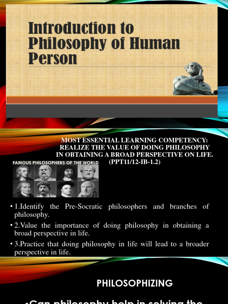Intro To Philo Week 2 History | PDF | Existence | Western Philosophy