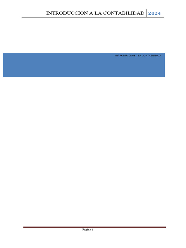 Introduccion A La Contabilidad | Descargar gratis PDF | Contabilidad | Dinero