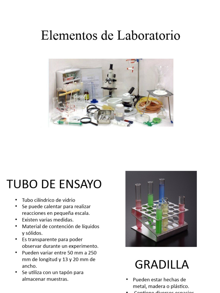 Elementos Básicos de Laboratorio | PDF
