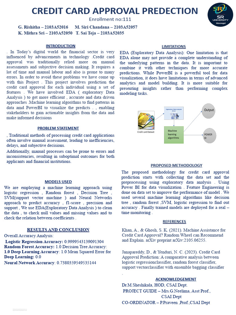 Final Poster | PDF | Support Vector Machine | Machine Learning