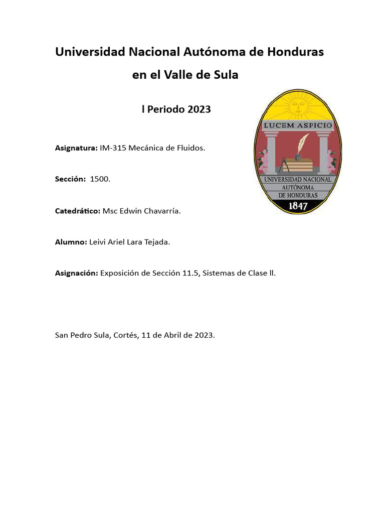 P1..Informe Individual, Sistemas de Tuberia de Clase LL | PDF | Numero Reynolds | Ecuaciones