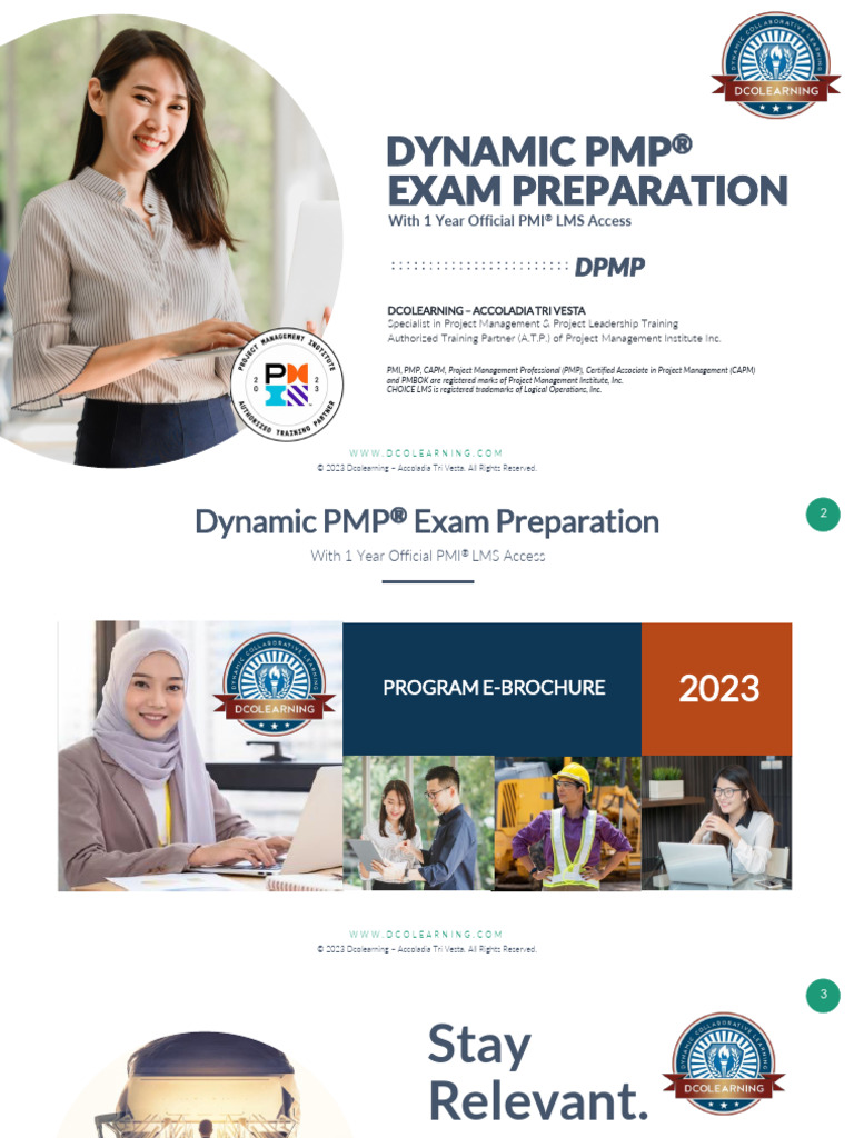 2023 DL DPMP ATP Ebrochure v05 | PDF | Project Management | Project Management Professional