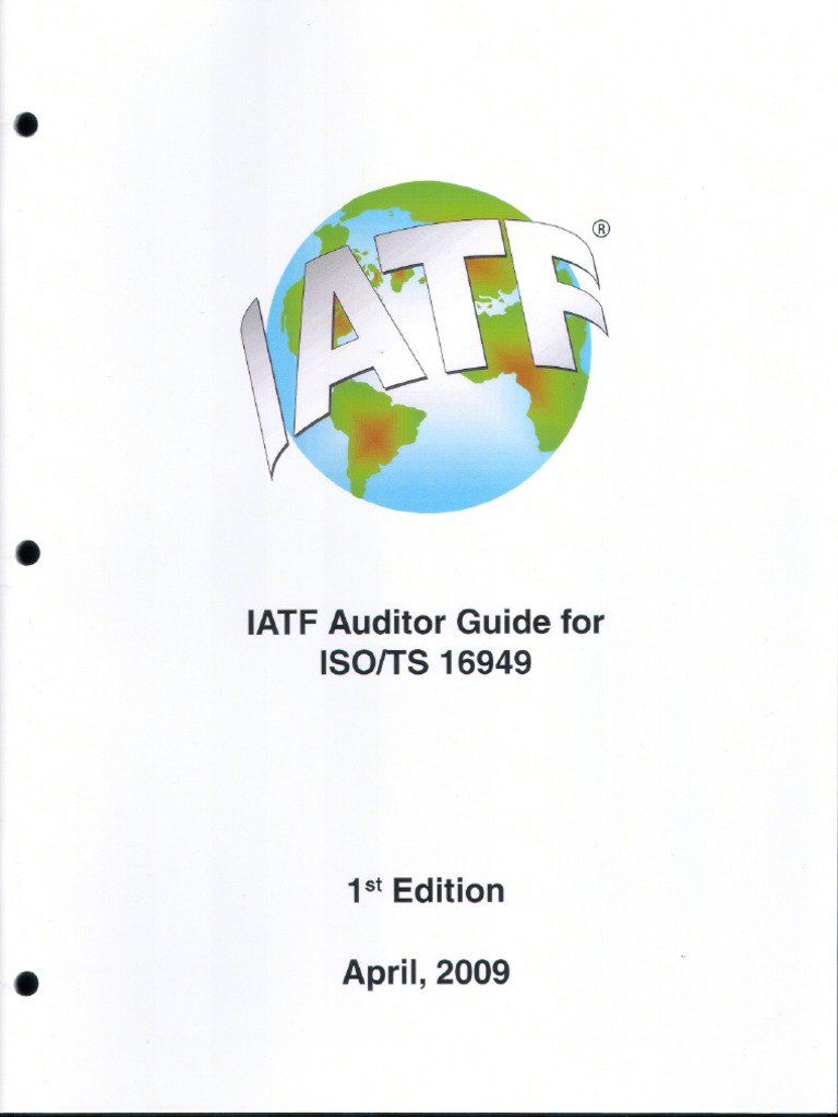 IATF Auditor Guide For ISO-TS16949 | PDF | Audit | System