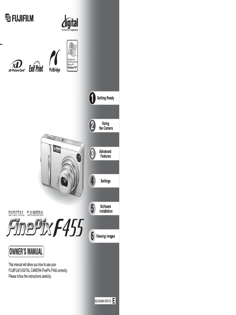 Fujifilm FinePix F455 EN | PDF