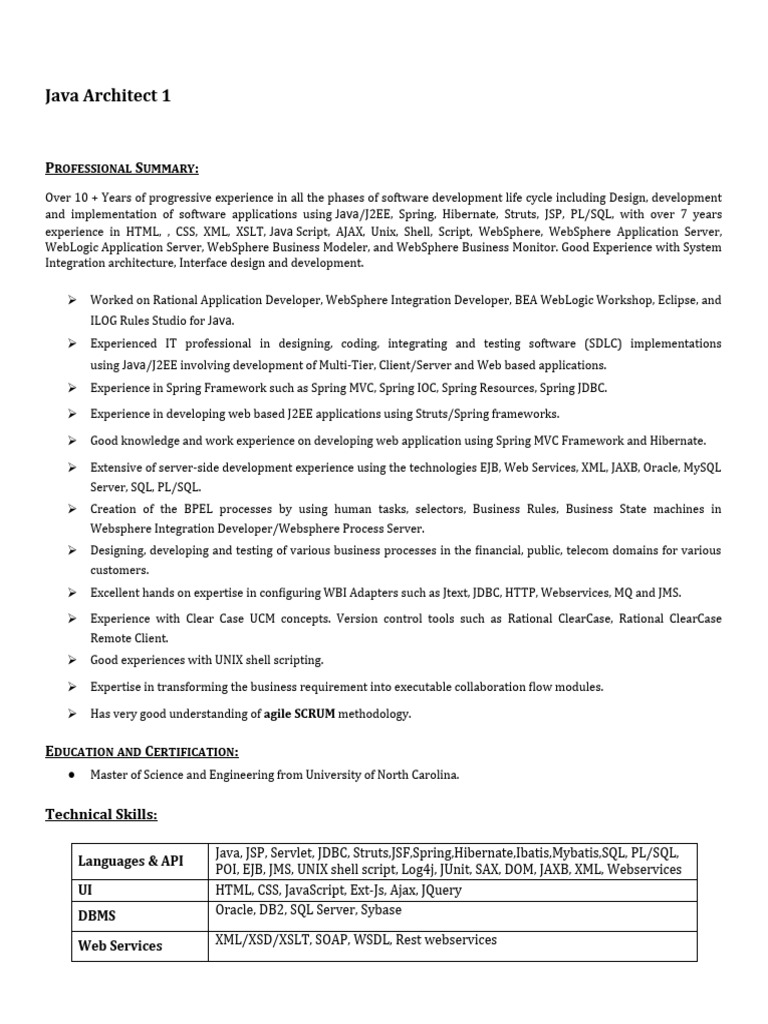 Java Architect 1 Pdf Spring Framework Ajax Programming 7753