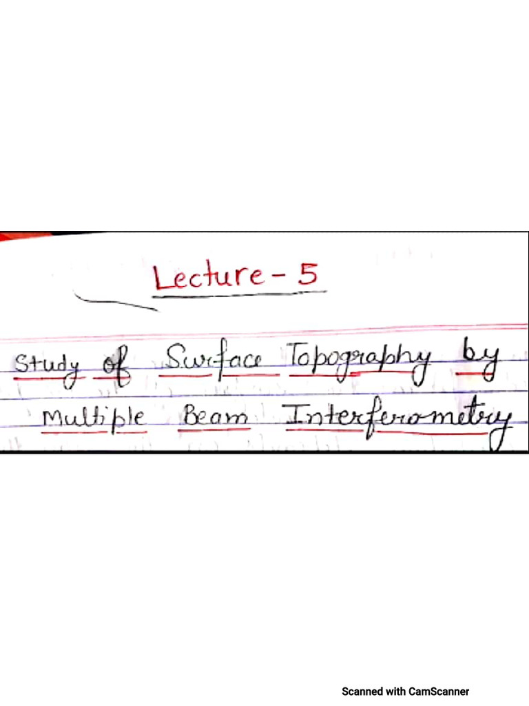 Surface Topography-MBI | PDF