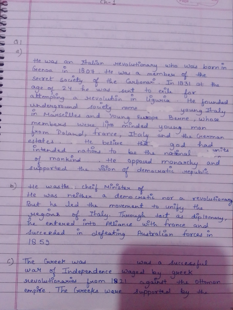 CH 1, Question Answers | PDF