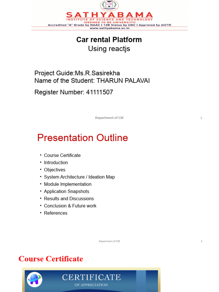 Palavai Tharun-Final PPT | PDF | Computing
