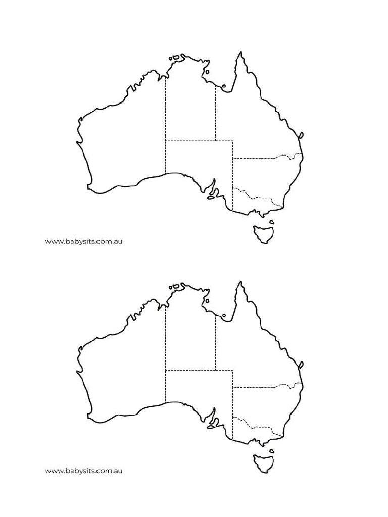 Blank Map Australia | PDF