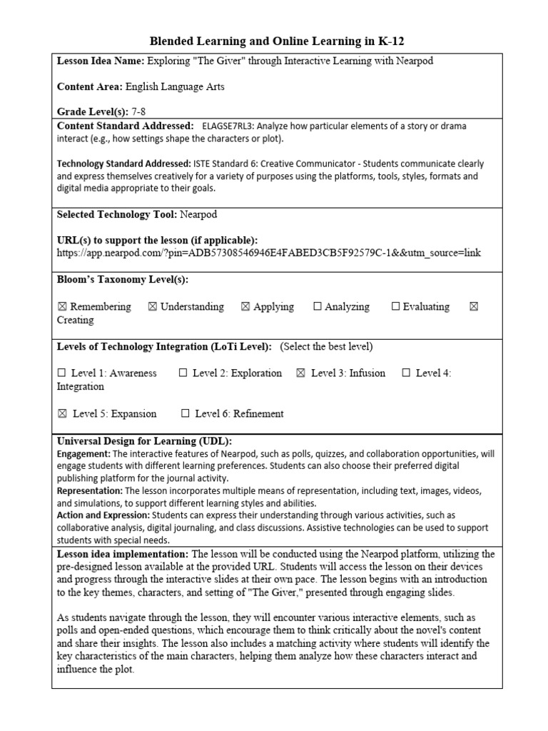 Pblended Learning Final | PDF | Educational Technology | Learning