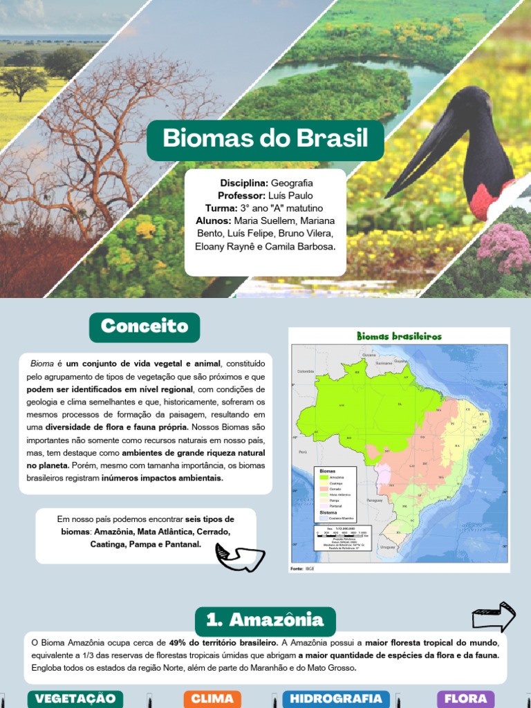 Biomas Do Brasil - 20230920 - 231433 - 0000 | Download grátis PDF ...