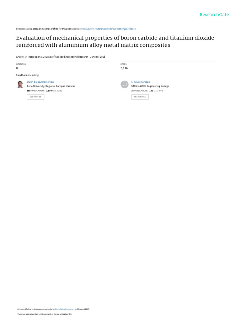 7 Ijaerv10n55spl - 768 - BS SA SSG | PDF | Composite Material | Titanium