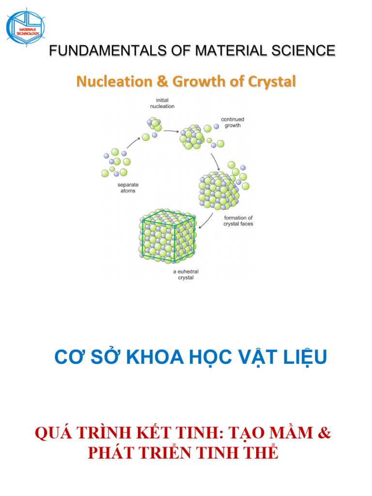 Lecture 5 Nucleation Growth Of Crystal Pdf Nucleation Building