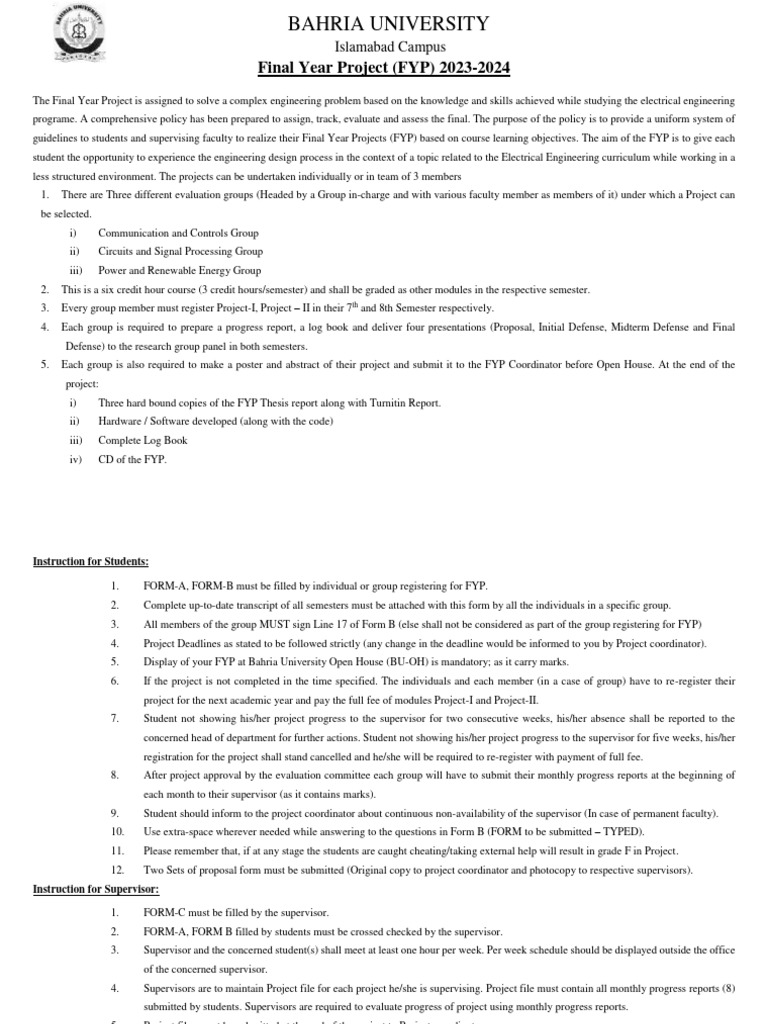 Electrical Eng. FYP Guidelines | PDF | Computer Security | Security