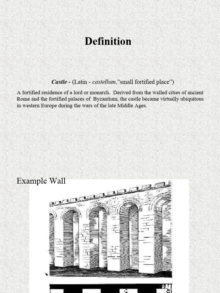 Castles Powerpoint Final | PDF | Castle | Fortification