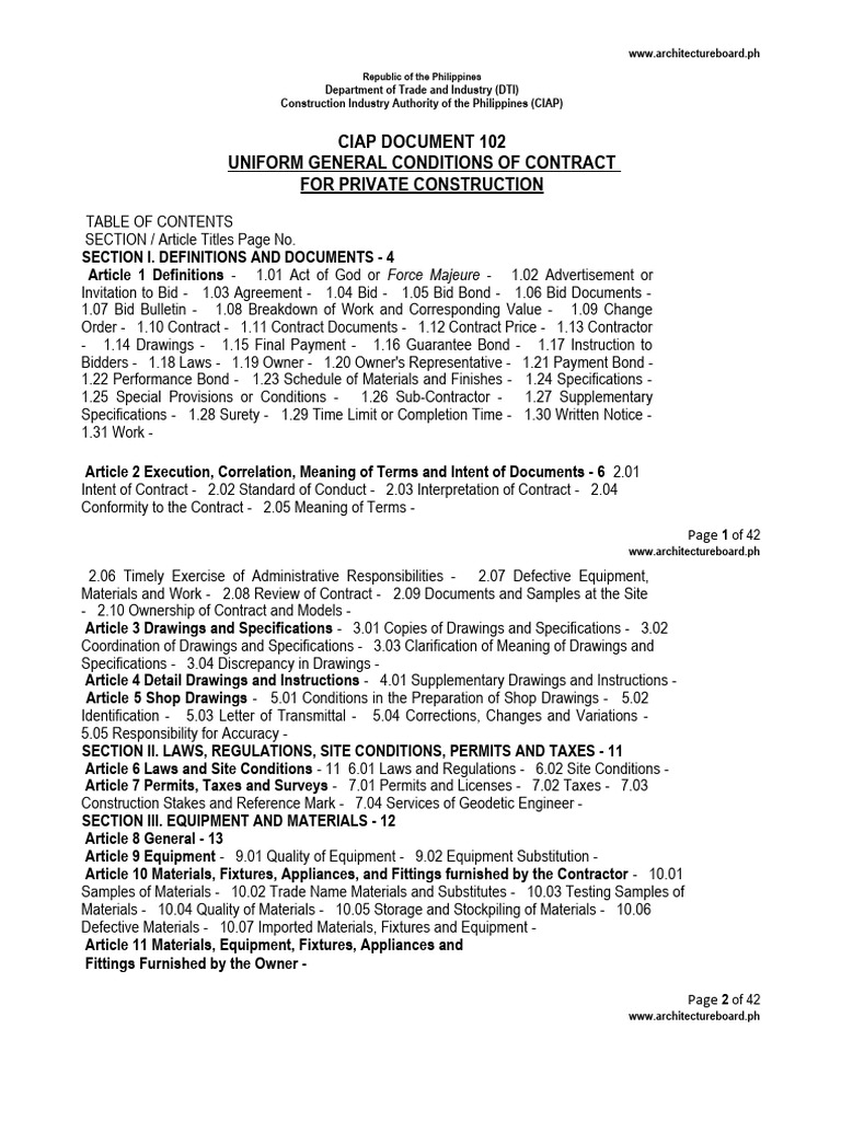 2b Module 11 CIAP Document 102 Content | PDF | Surety | General Contractor