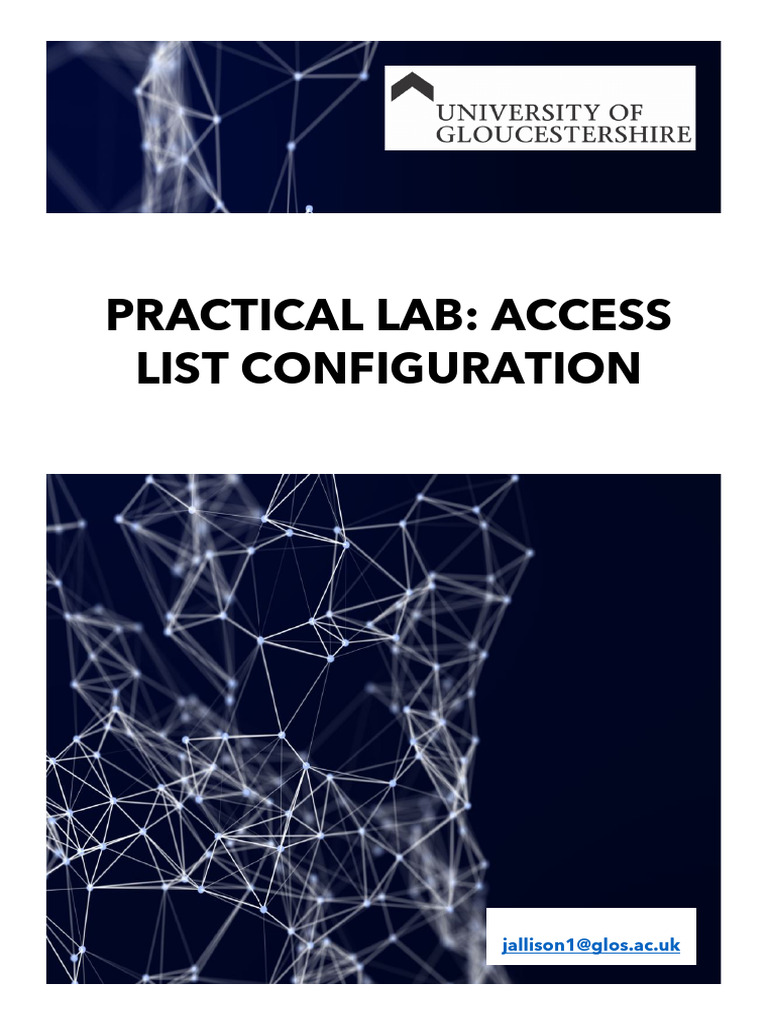 Practical Lab - Access List Configuration | PDF | Router (Computing ...
