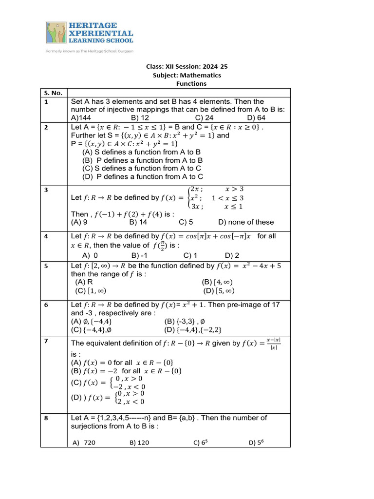Worksheet Functions | PDF | Function (Mathematics) | Geometry
