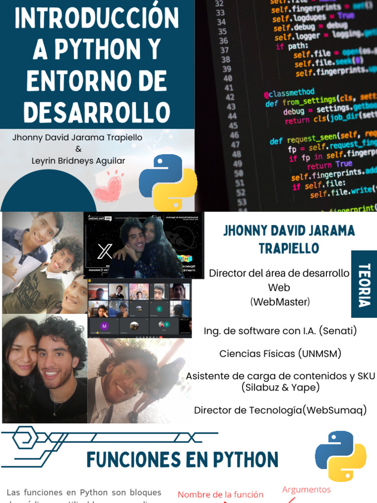 Sesion2 Ciencia de Datos | PDF | Python (lenguaje de programación) | Variable (informática)