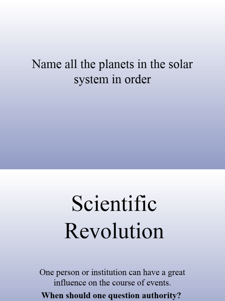 Scientific Revolution | PDF | Tycho Brahe | Galileo Galilei