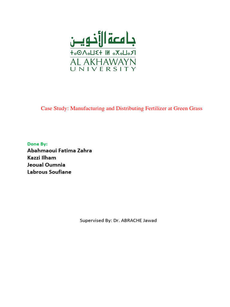 IBLP Optimization for Fertilizer Delivery | PDF | Mathematical ...