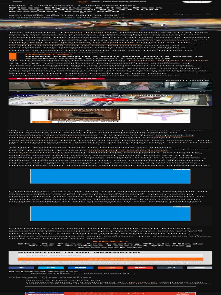 Disco Elysium 2 Has Been Jeopardised By Zaum Scandal Says Ceo Pdf