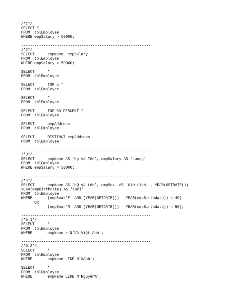 I2DB Ch6.sql | Download Free PDF | Data Management Software | Databases