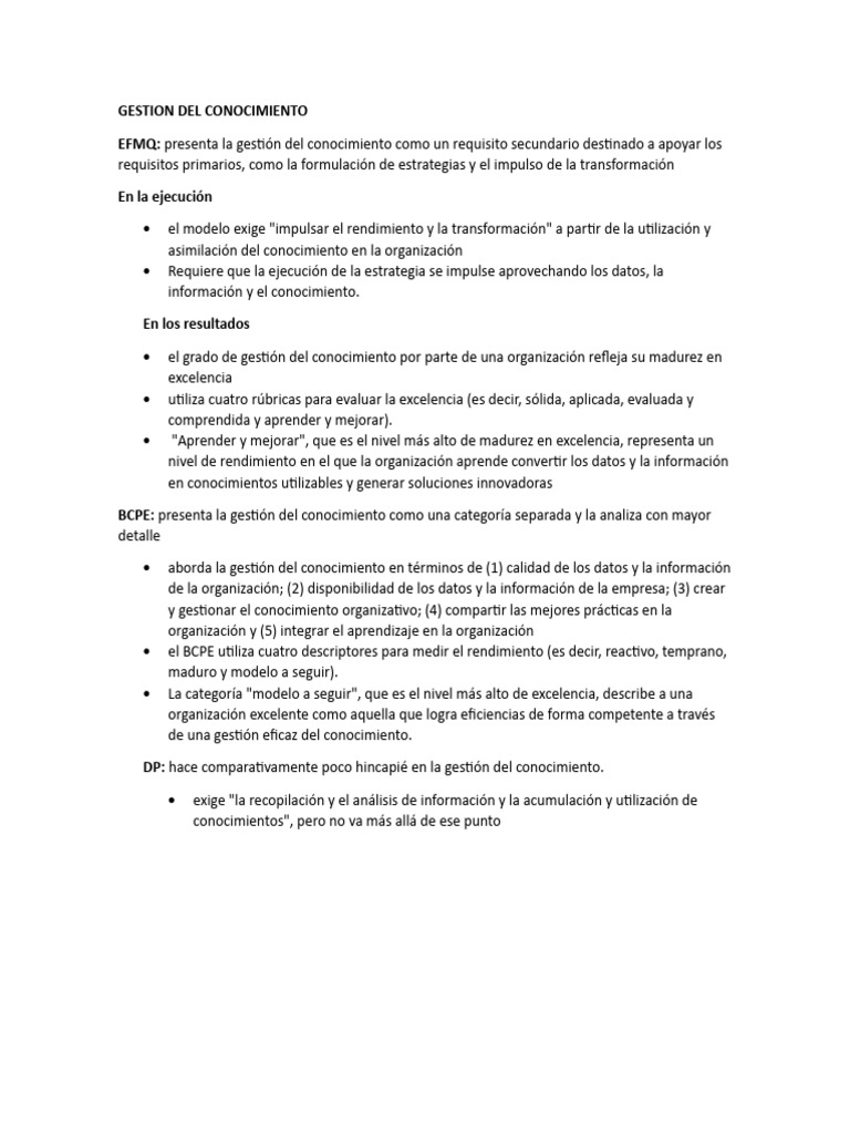 Gestion Del Conocimiento | PDF | Conocimiento administrativo | Cliente