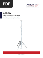 Acrow Props: Installation and Safety Guide | PDF | Scaffolding ...