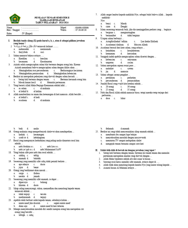 Salam sebagai Pengikat Persaudaraan | PDF