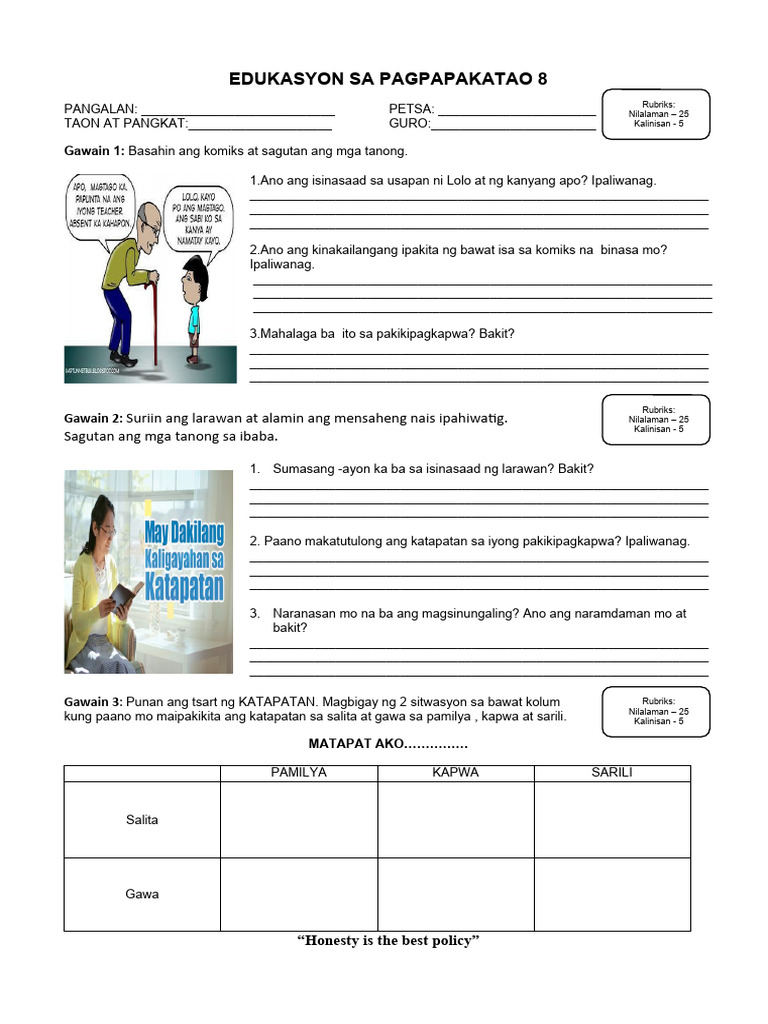 Gawain Katapatan | PDF