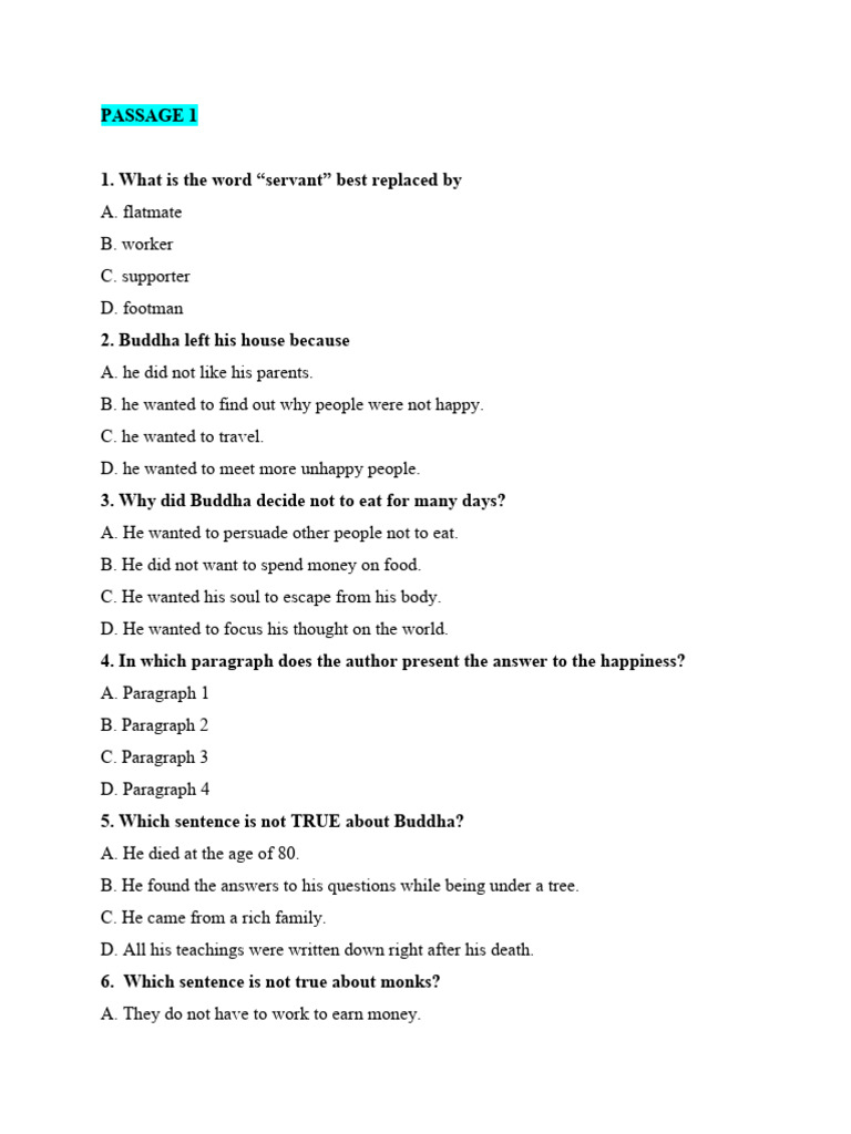 VSTEP-Reading Test 2-QUESTIONS | PDF | Moon | Burial