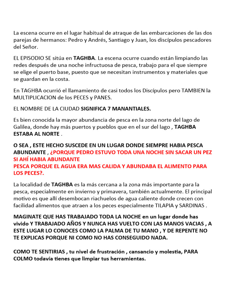 Hechen Redes en El Manantial | PDF | Jesús | San Pedro