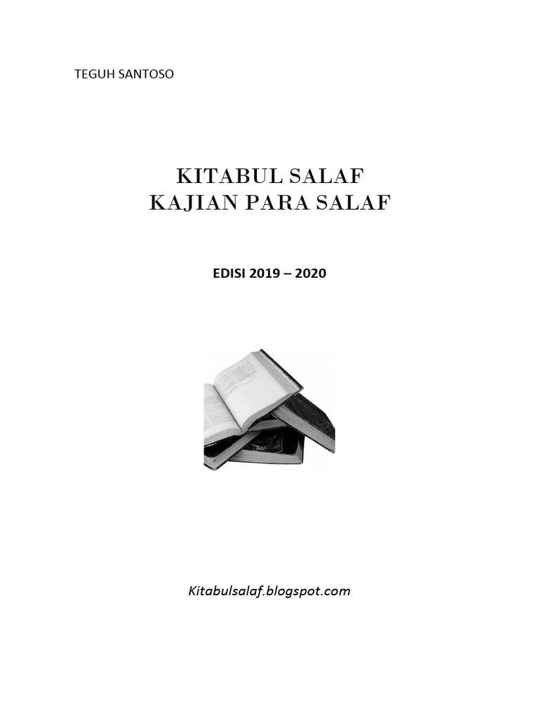 Blog - Kitabul Salaf Edisi 2019 2020 | PDF